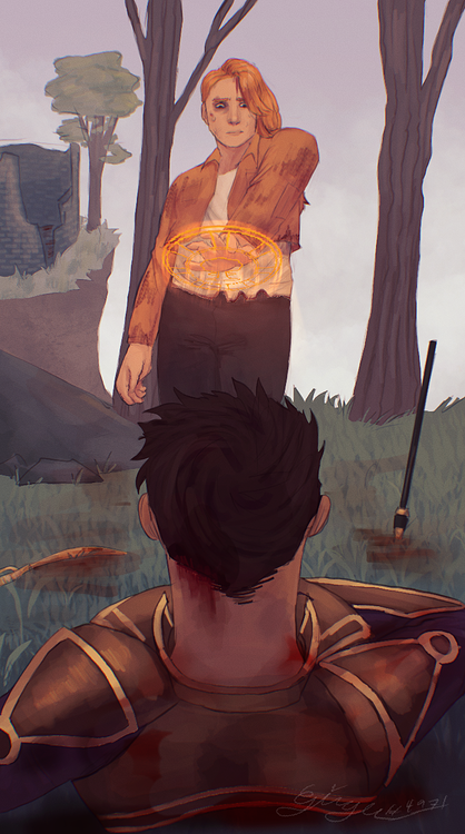 Mercy for Elius - Art - Arcane Odyssey