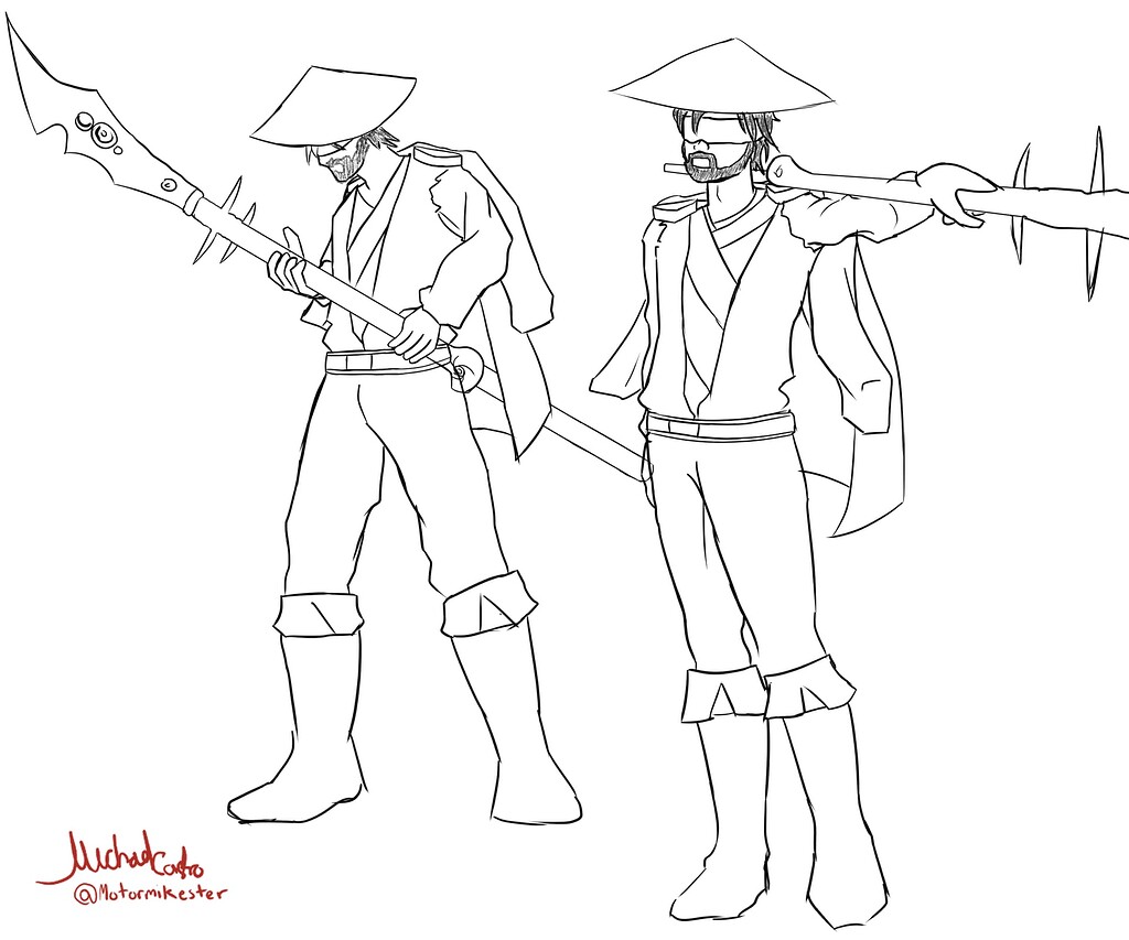 Takashi Silverthorn (Sketches for Itz_Just_Mike) - Art - Arcane Odyssey