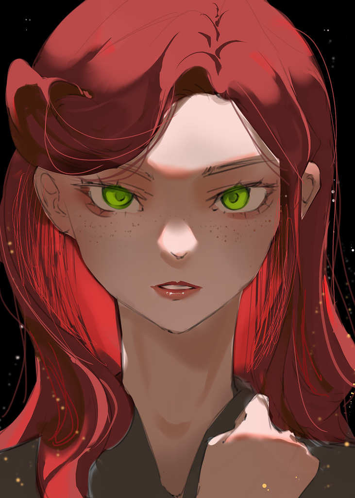 Iris fanart, pretty rough but too lazy to render - Art - Arcane Odyssey