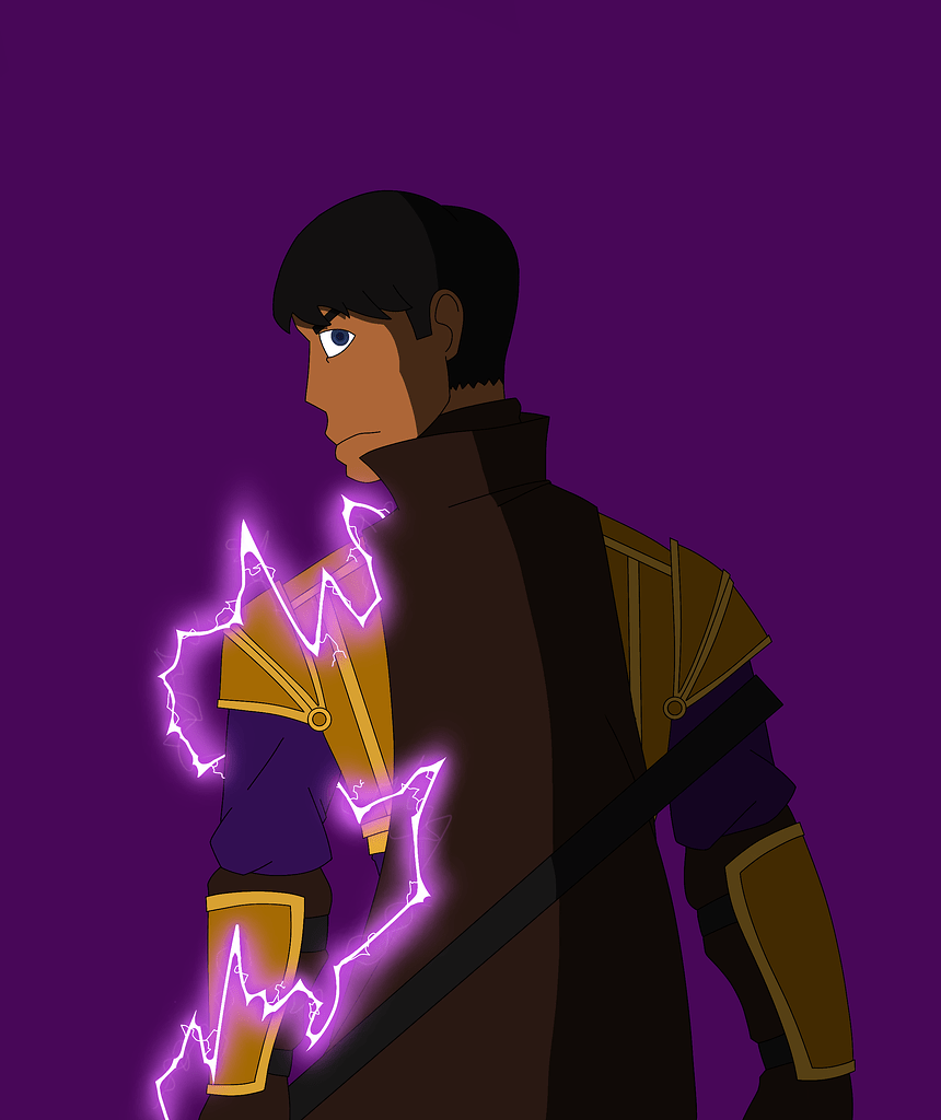 Elius is prepared to fight - Art - Arcane Odyssey