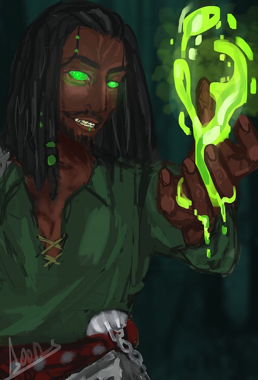 Acid wizard time - Art - Arcane Odyssey