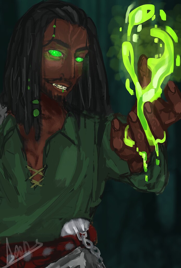 Acid wizard time - Art - Arcane Odyssey