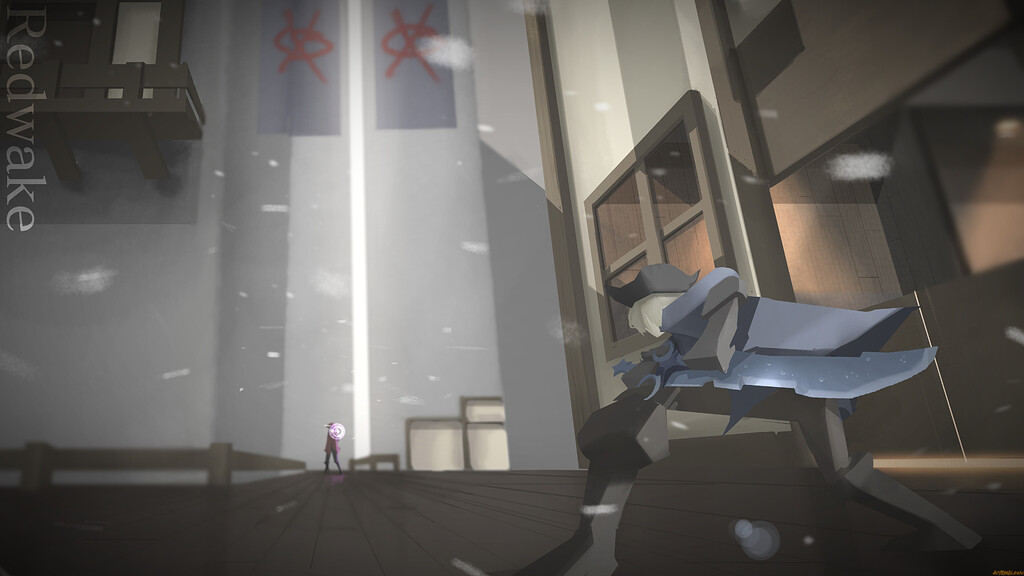 1v1 at Redwake (yes this is my third drawing of redwake / Thumbnail ...