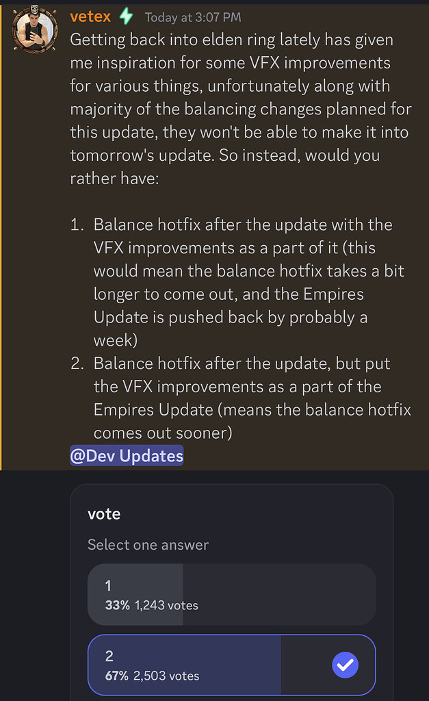 NEW Development Update Poll - Game Discussion - Arcane Odyssey