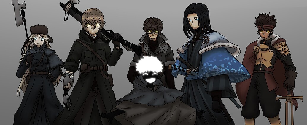 Hawk family [Yeah this is another oc collab art] - Art - Arcane Odyssey