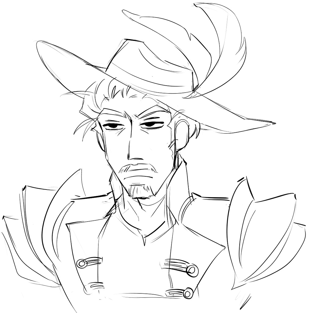 My take on barrel lover (Kai) + doodles of his incompetent underlings ...