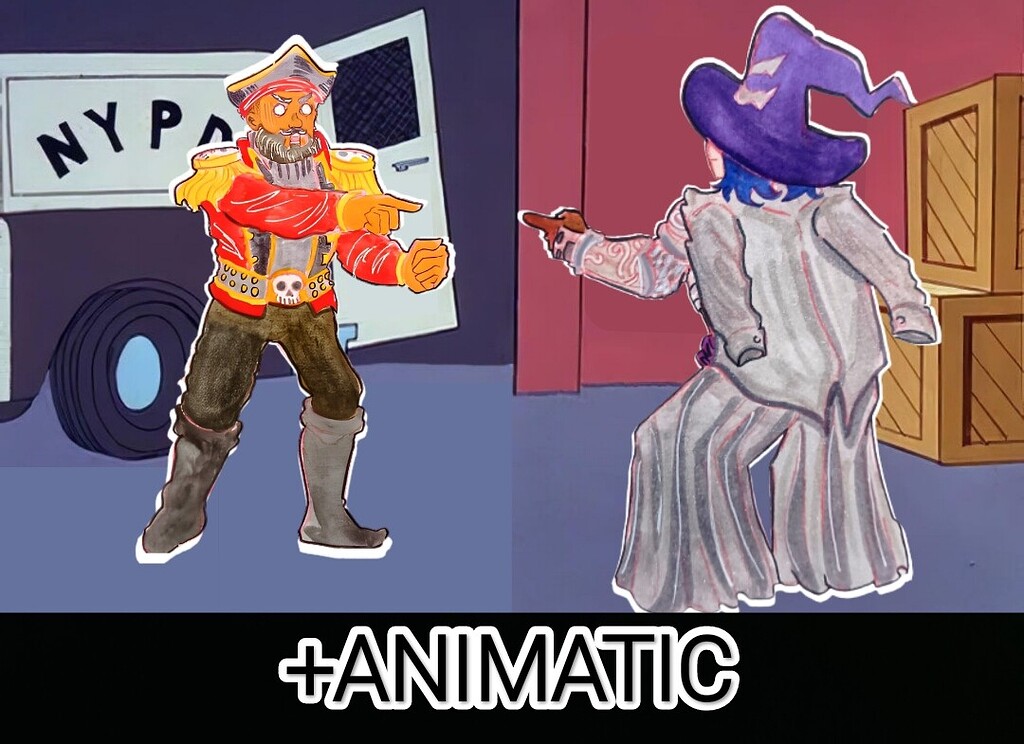 Ruby roger and Ruby Max : ANIMATIC - Art - Arcane Odyssey