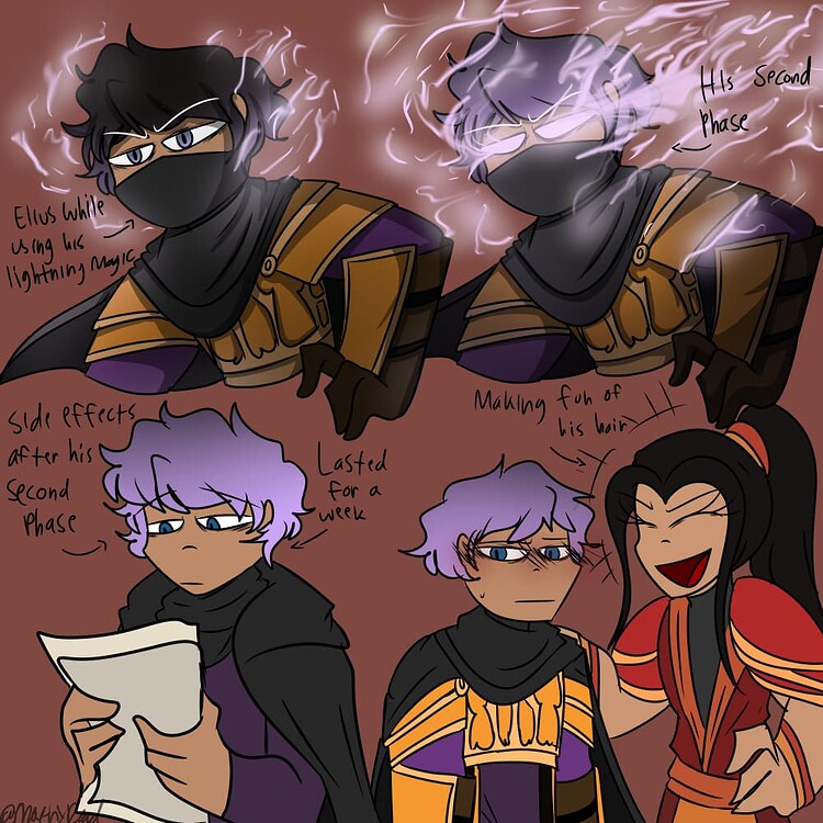 Player vs Lord Elius comic ( part 1 ) - Art - Arcane Odyssey