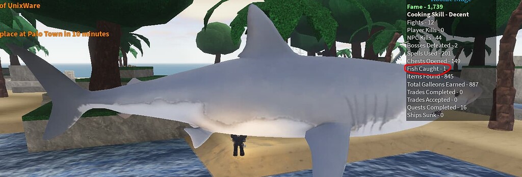 First fish on a new character - Exploring - Arcane Odyssey