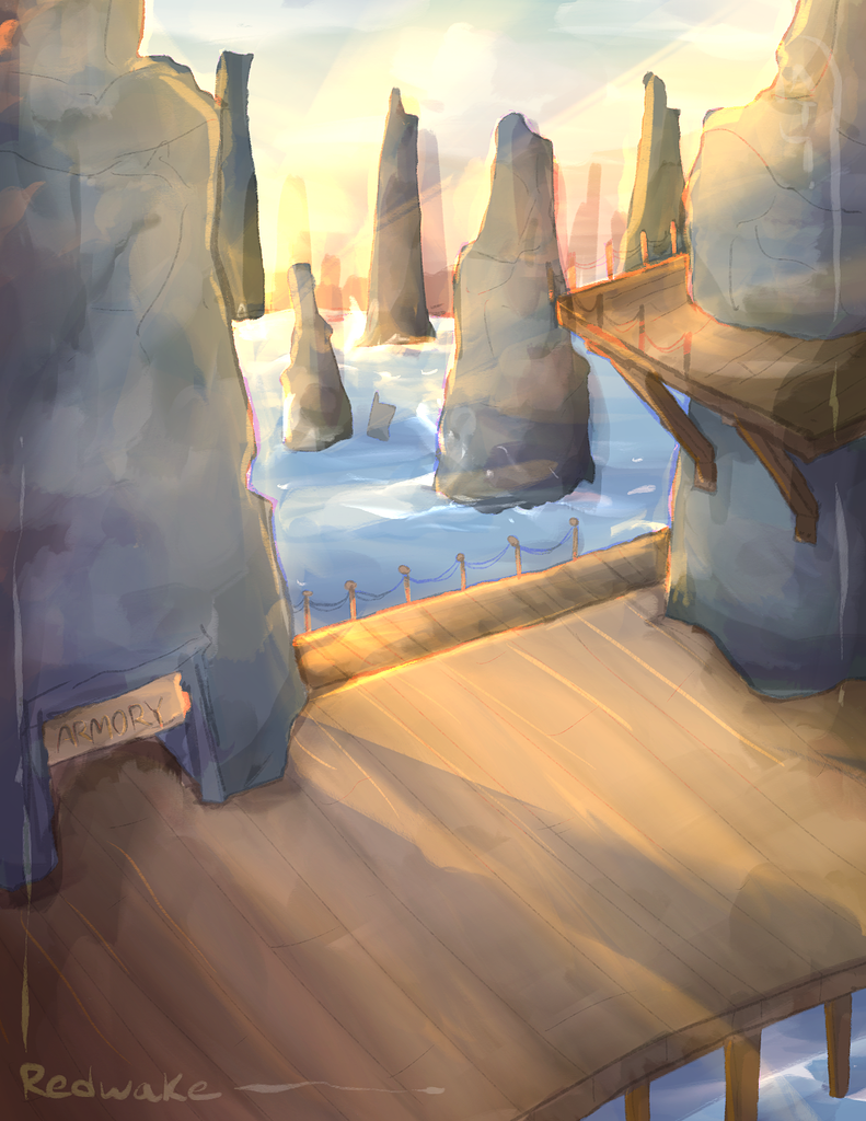 Redwake drawing - Art - Arcane Odyssey