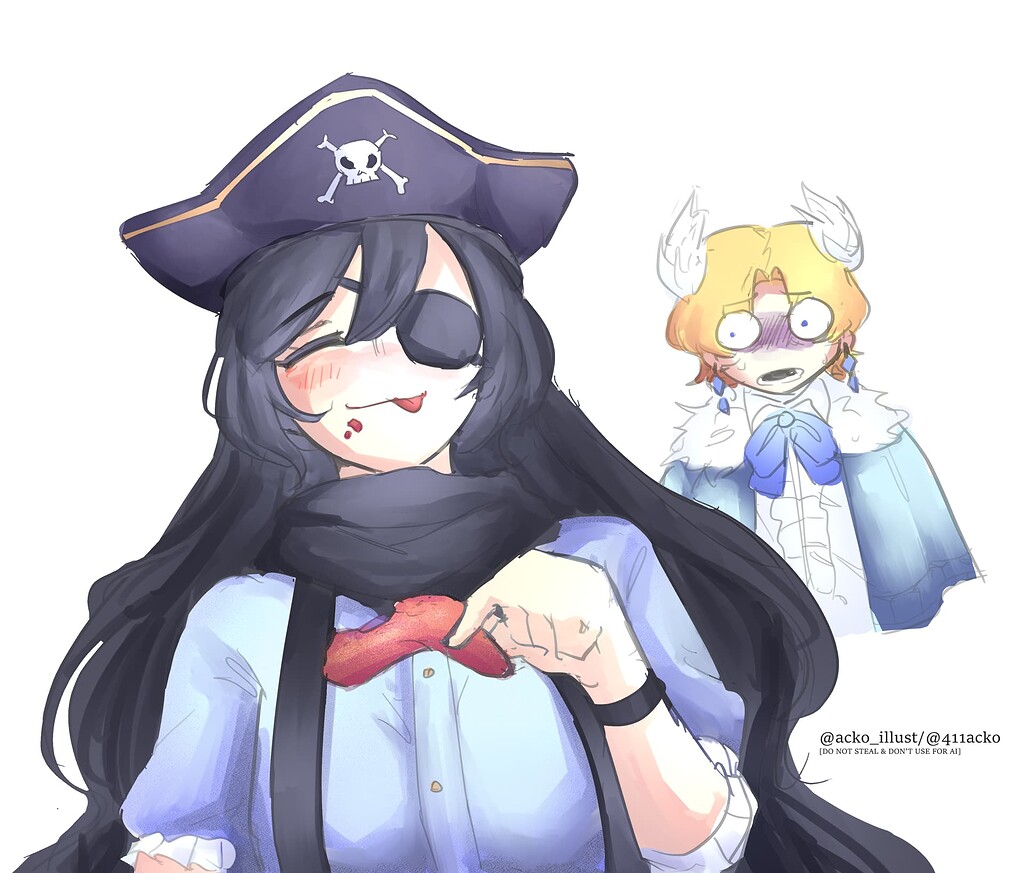 [FANART] Misunderstanding (Mei and Icarus) - Art - Arcane Odyssey