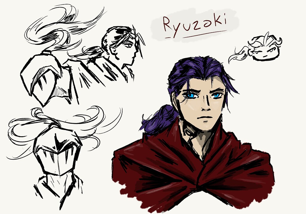 Ryuzaki sketch #2 - Art - Arcane Odyssey