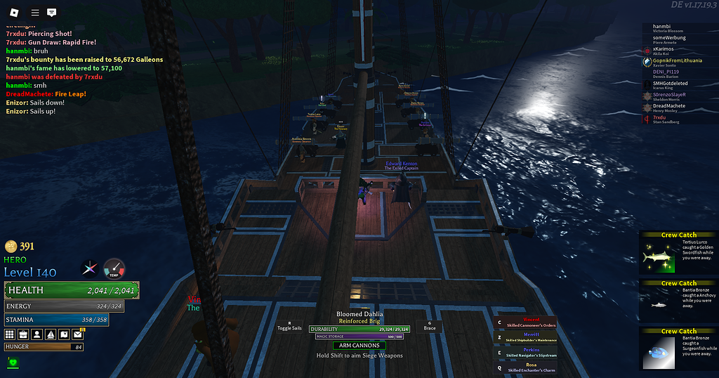 My crew caught me a legendary fish - Game Discussion - Arcane Odyssey