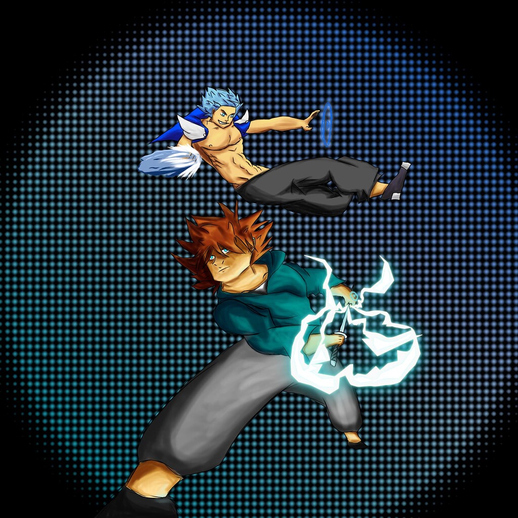 Duo (i need 9 characters for the title) - Art - Arcane Odyssey