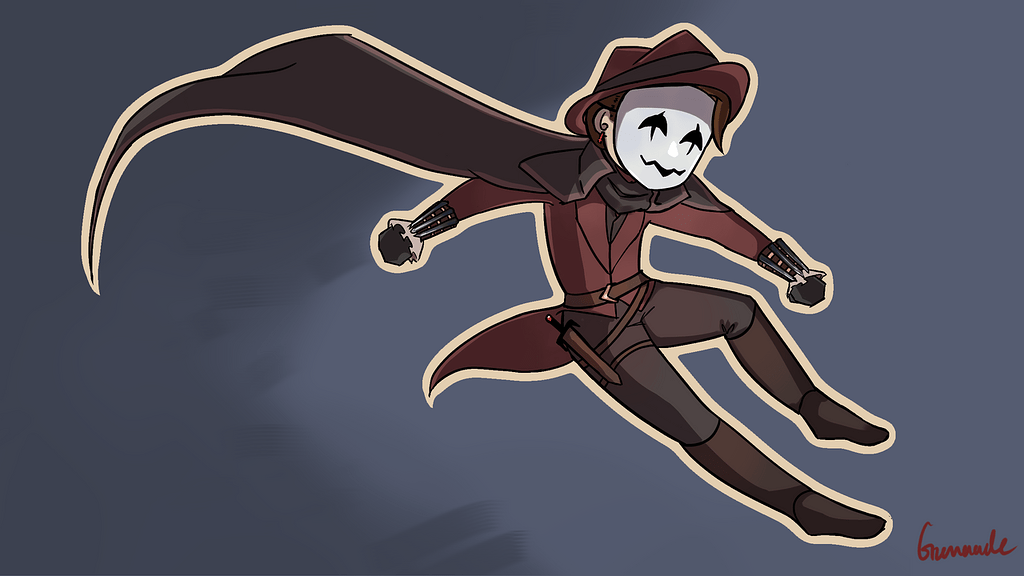 Architect Merlot in the AO chibi stickers' style - Art - Arcane Odyssey