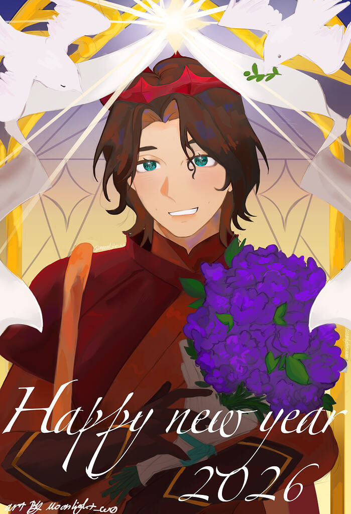 New years drawing +birthday! - Art - Arcane Odyssey