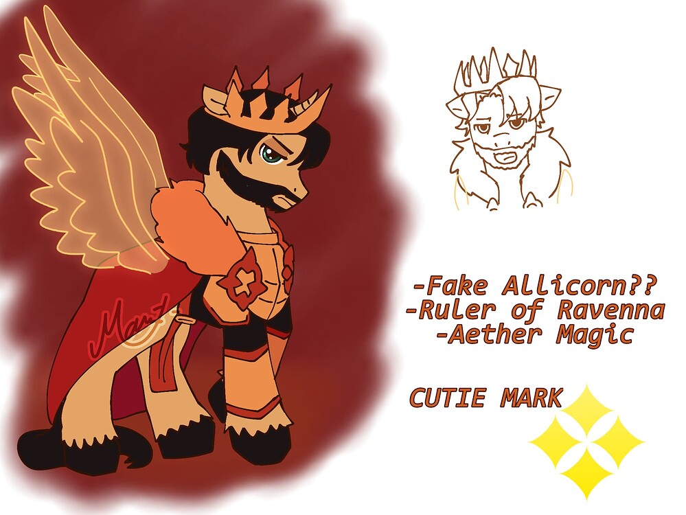 King Calvus MLP AU! - Art - Arcane Odyssey