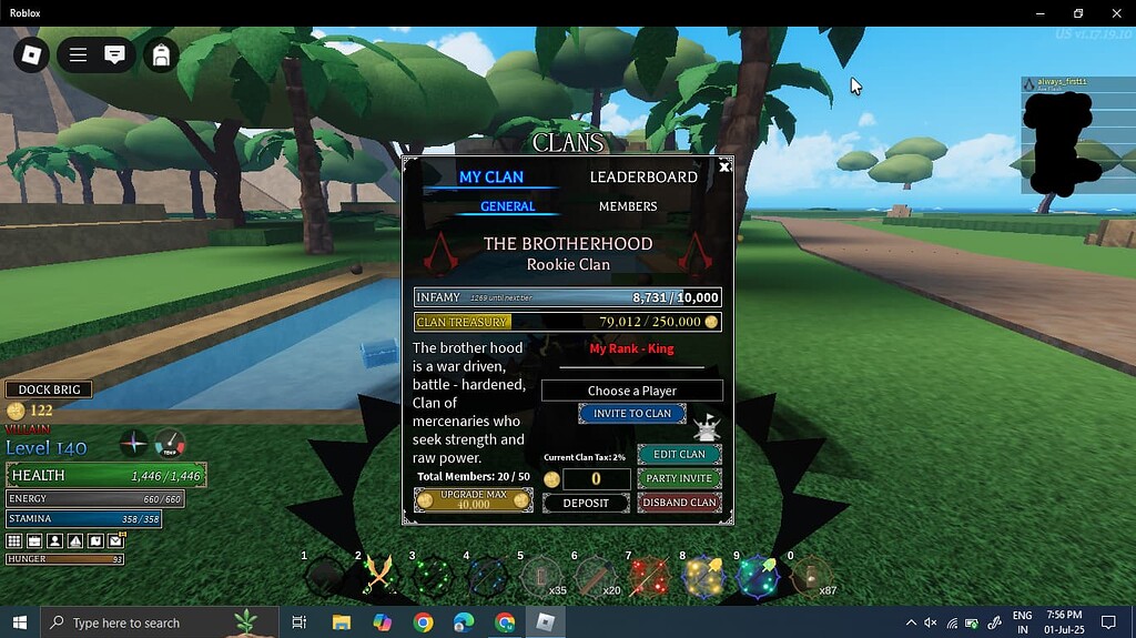 The name of my clan is same as the name of upcoming faction "The ...