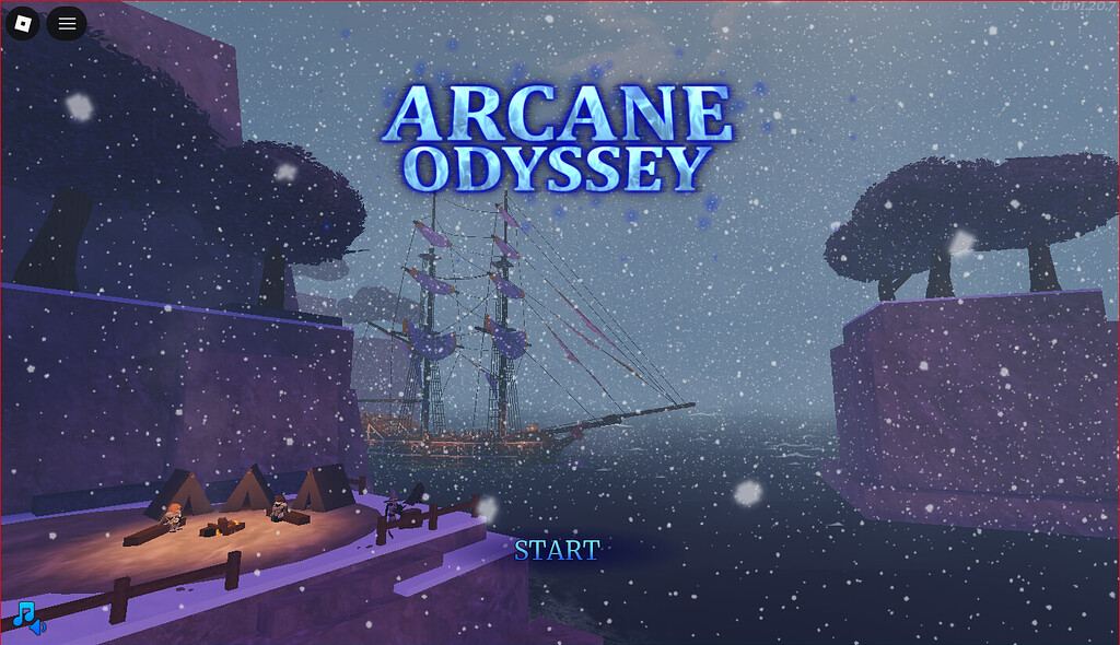 Didnt know ao's titlescreen could snow - Game Discussion - Arcane Odyssey