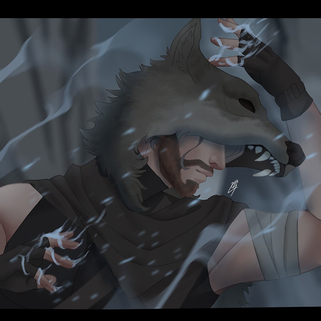 Windrow Wolf - Art - Arcane Odyssey