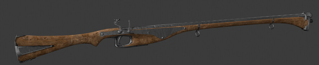 Iron Musket (Next musket in line after bronze muskets) - Art - Arcane ...