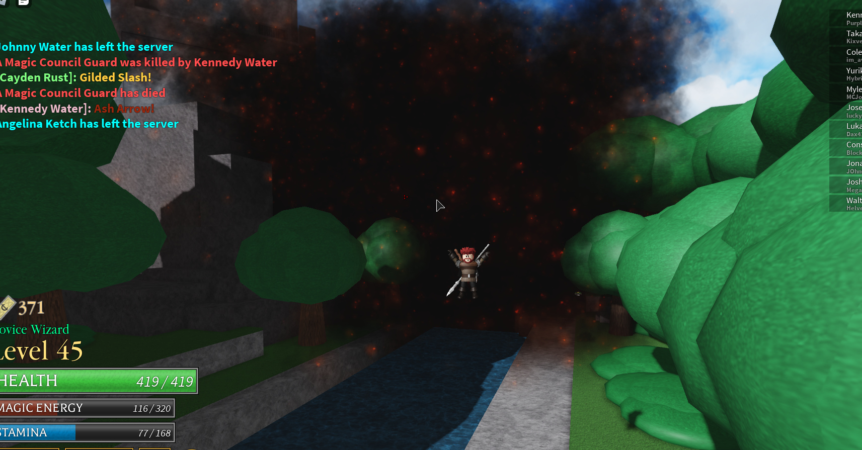 Ash clouds are very fun - PvP - Arcane Odyssey