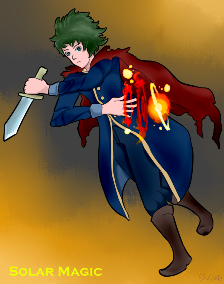 Solar Magic user - Art - Arcane Odyssey