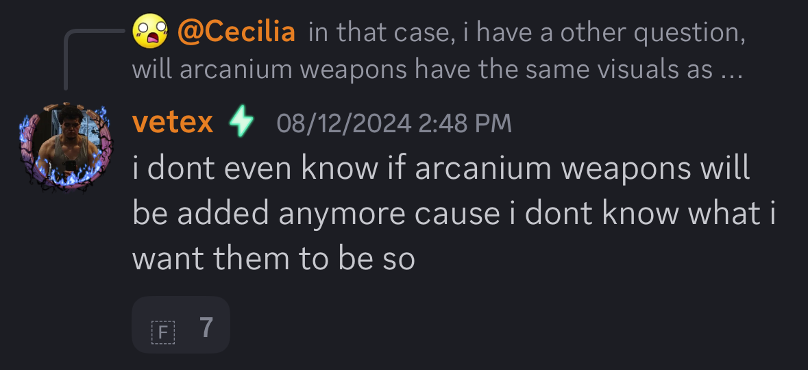 Arcanium Weapons - Game Discussion - Arcane Odyssey