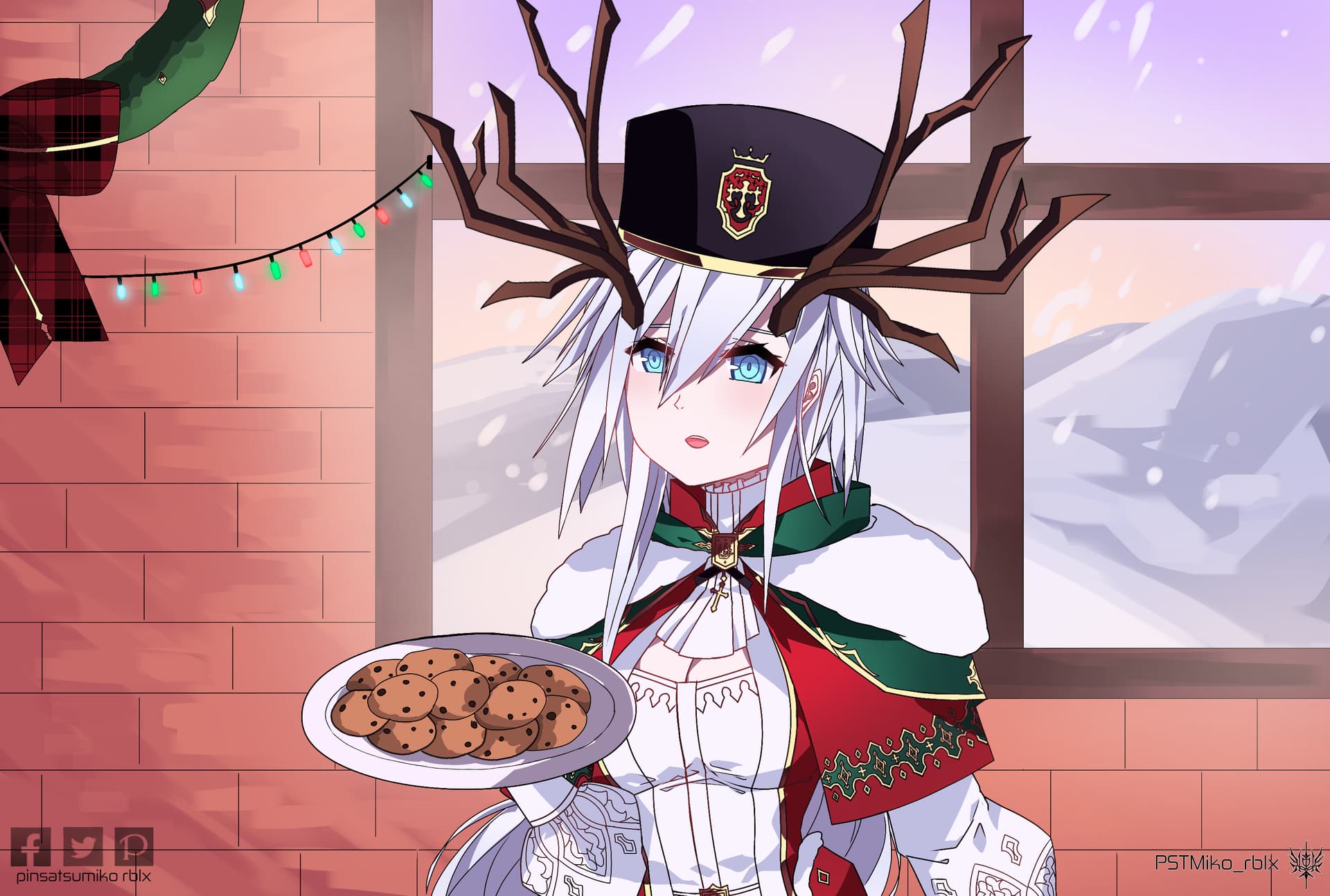 Aiyana Christmas Dress - Art - Arcane Odyssey