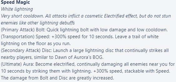 How does Speed magic work? - Game Discussion - Arcane Odyssey