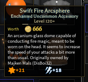 Trading strong calvus crown for arcsphere - Marketplace - Arcane Odyssey