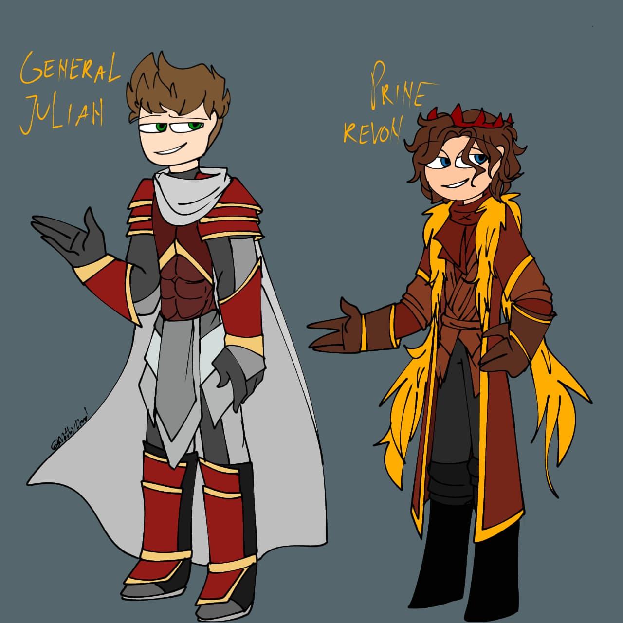 Revon and Julian - Art - Arcane Odyssey