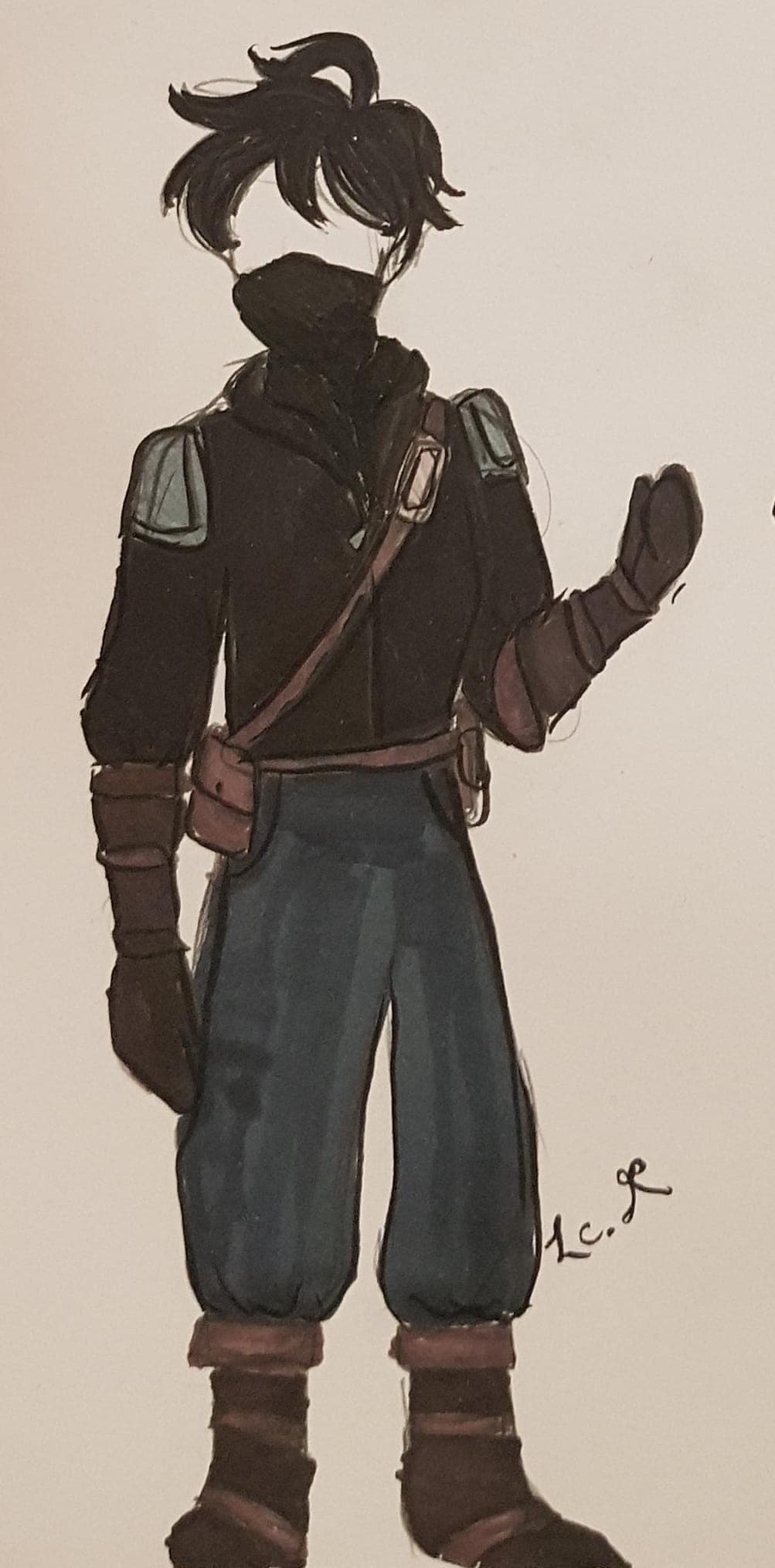 Iris Morden Outfit Concept Sheet Art Arcane Odyssey