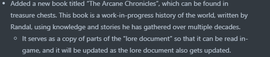 What parts of the lore doc will be in the Arcane Chronicles? - Game ...