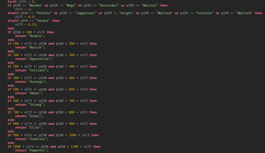 Apparently these are the prefixes you will have for your build titles ...