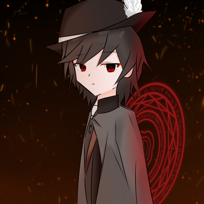 Xavier Vermilion, the Ash Conjurer (Arcane Odyssey) - Art - Arcane Odyssey