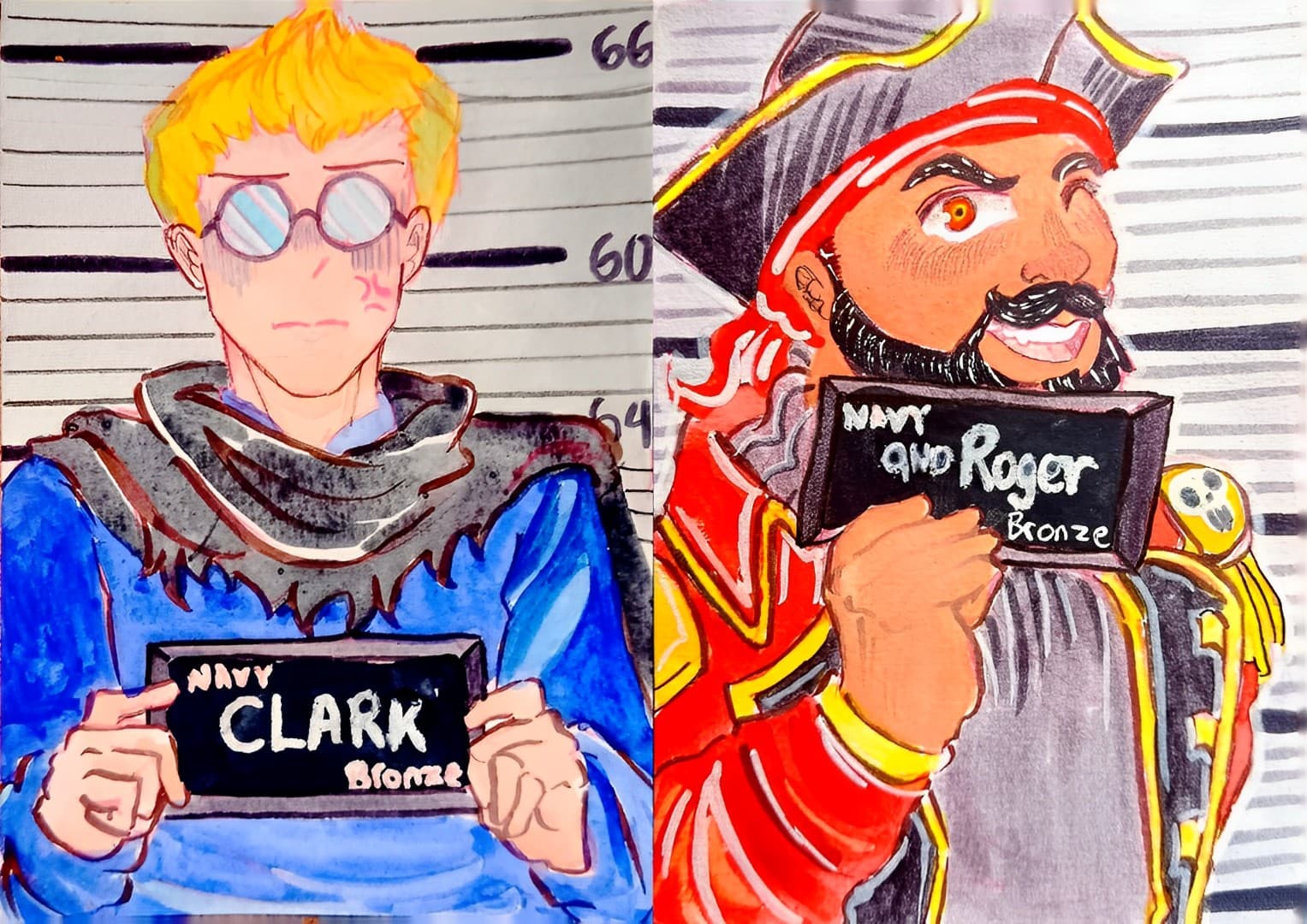 Ruby Roger and Clark Silvers - Art - Arcane Odyssey