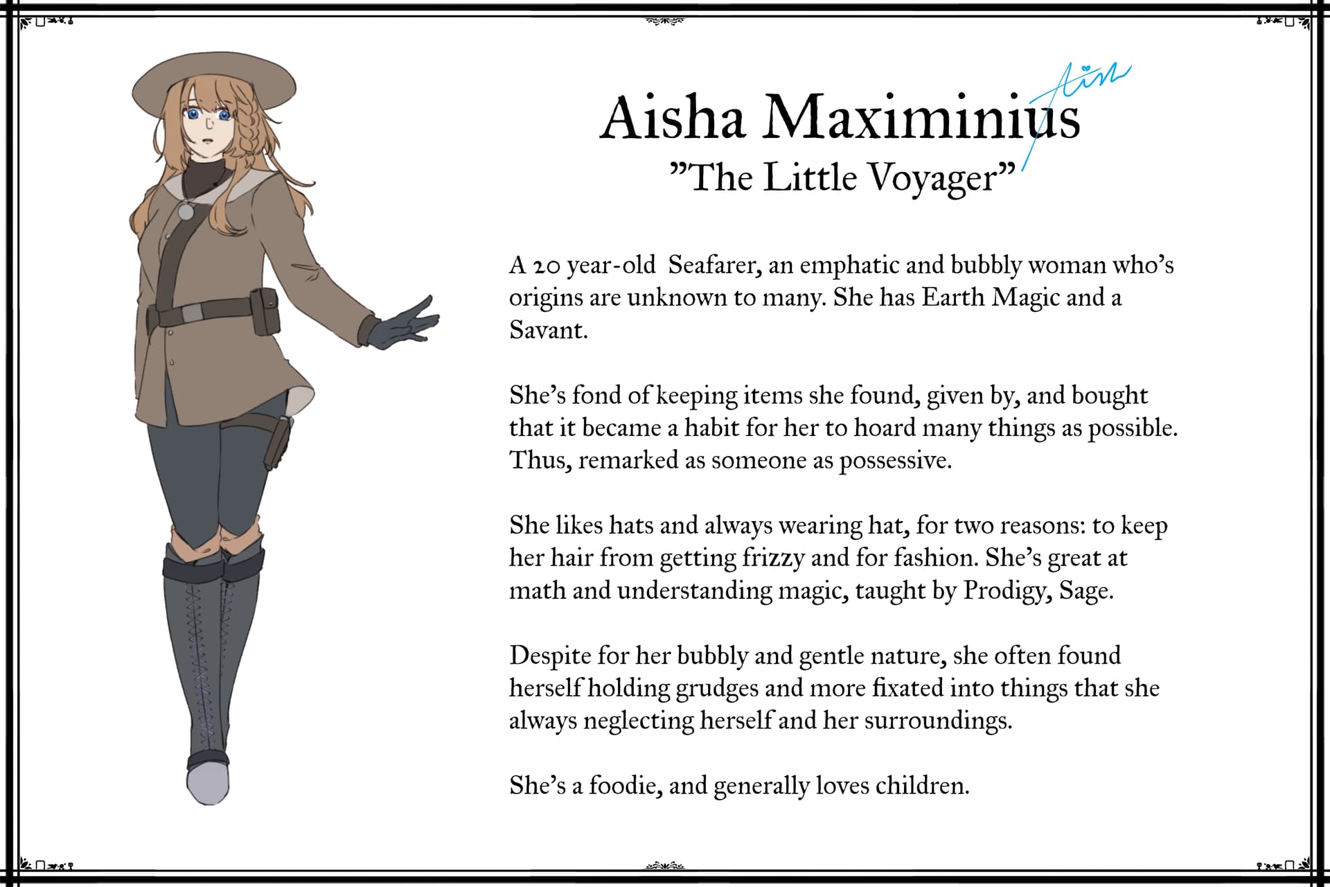 Aisha Maximinius, OC Art - Art - Arcane Odyssey