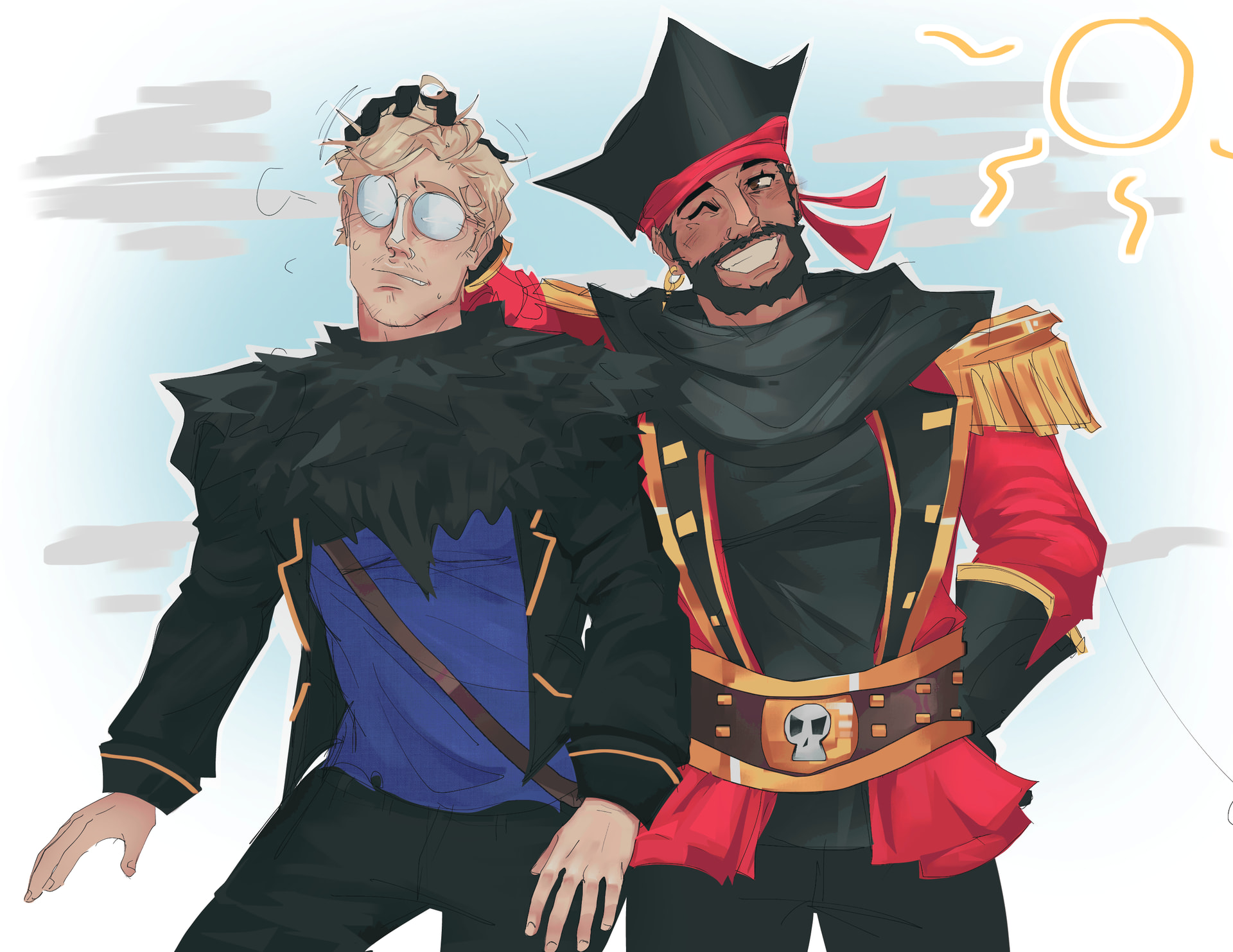 Ruby Roger and Clark Silvers - Art - Arcane Odyssey