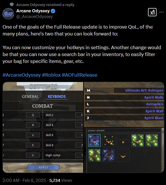 We did it, i can finally block - Game Discussion - Arcane Odyssey