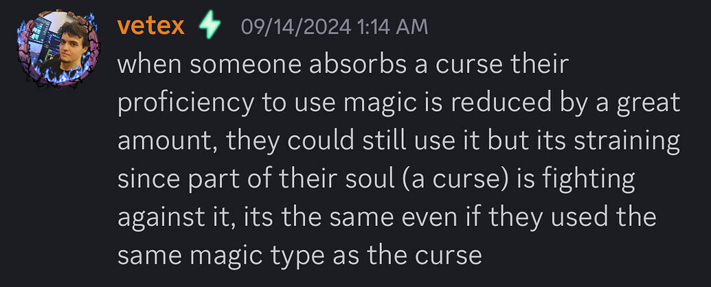Can you use Magic as a Curse user if your Magic is similar/related to ...