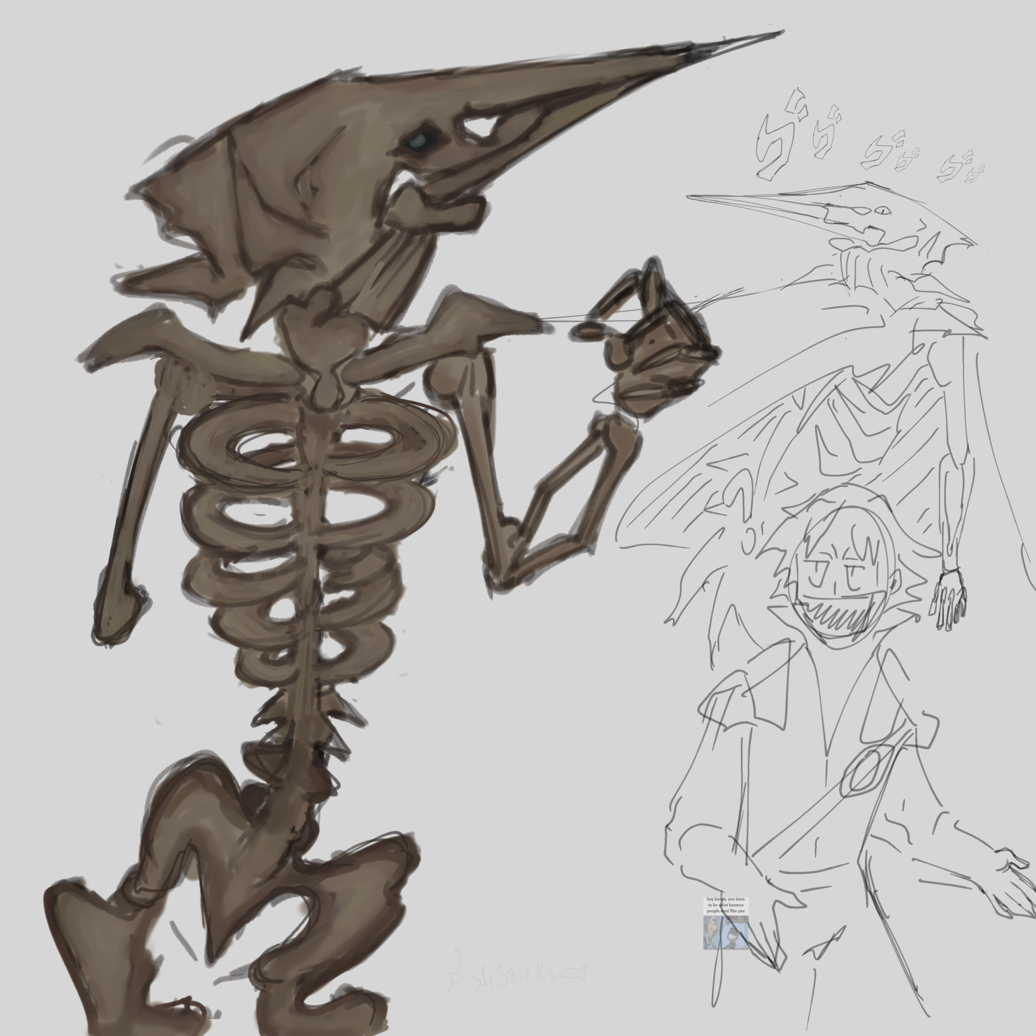 Mort lookin pretty fishy (also cool update?) - Art - Arcane Odyssey