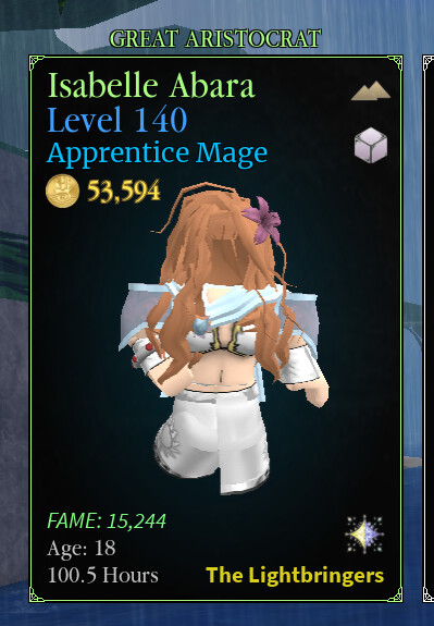 Settled on a MC design - Art - Arcane Odyssey