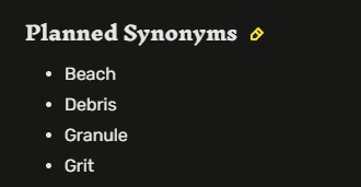 flying debris synonym