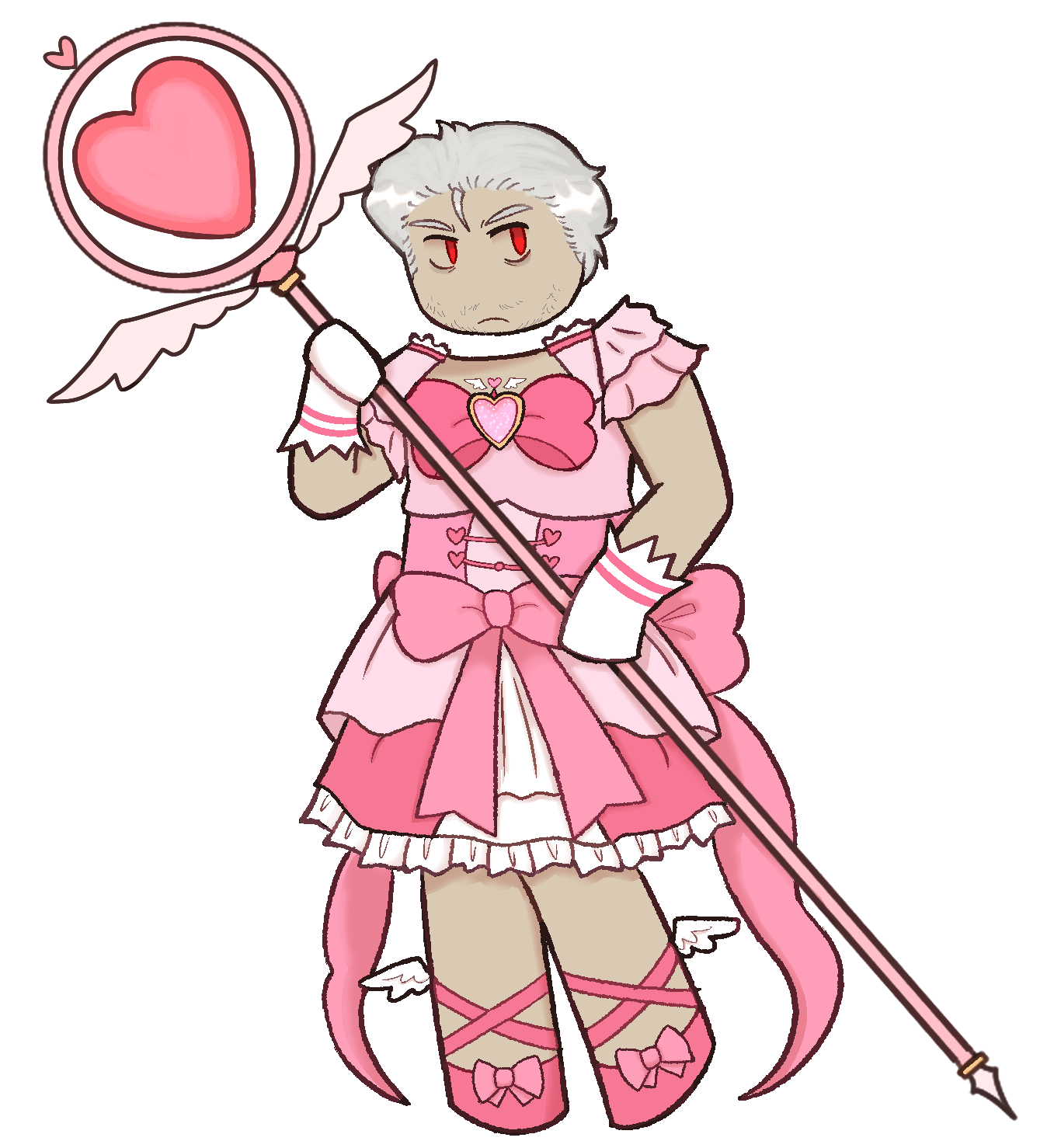 Magical Girl Neviro - Art - Arcane Odyssey