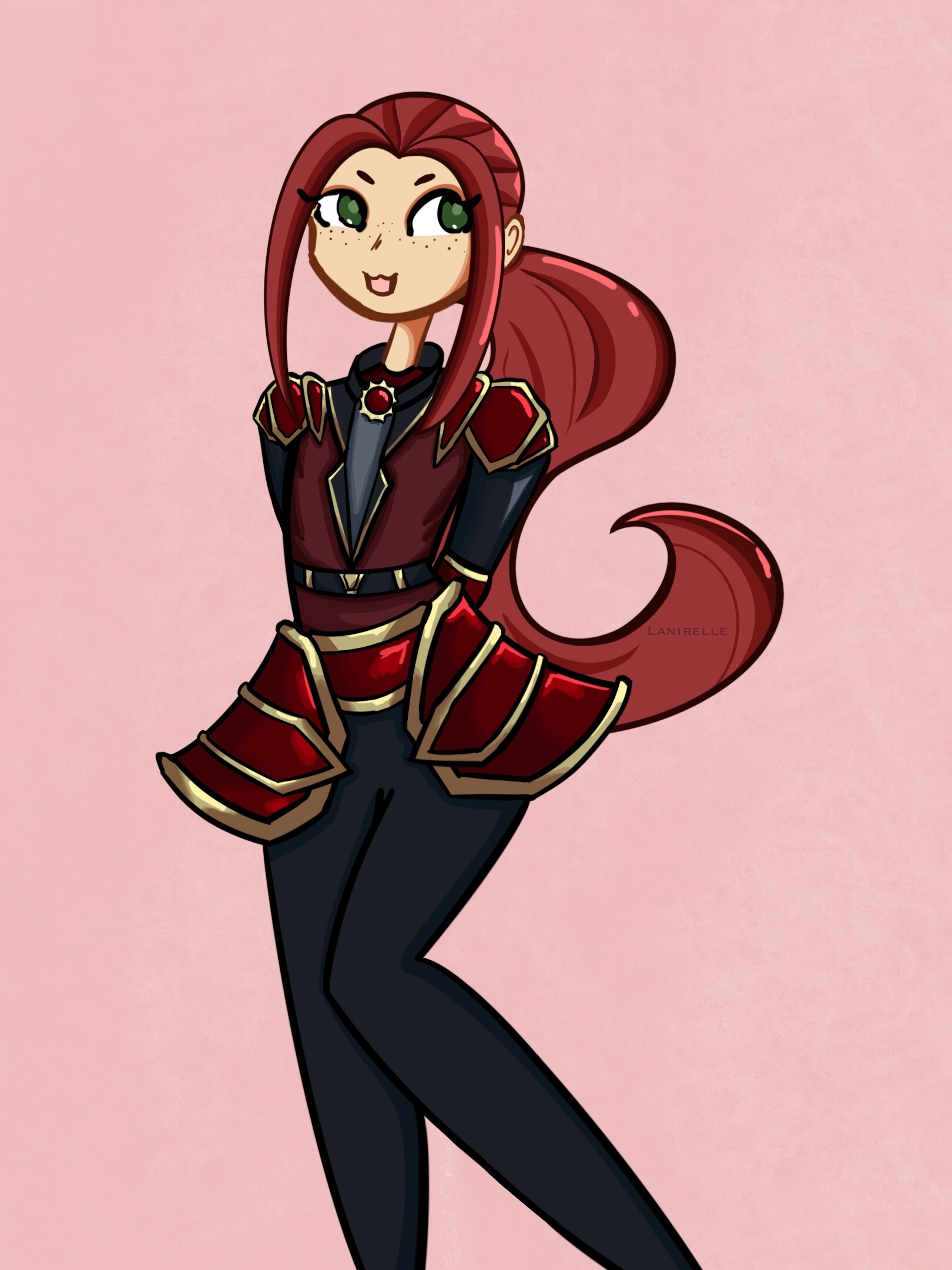 Iris x new art style test - Art - Arcane Odyssey