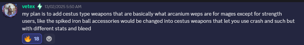 Cestus weapons ideas - Game Discussion - Arcane Odyssey